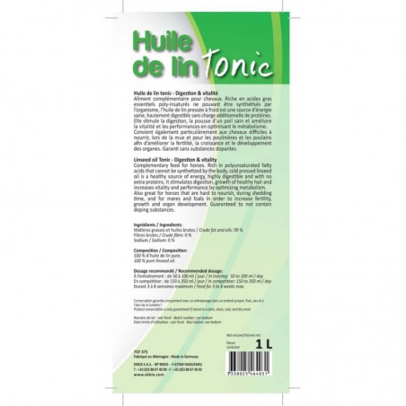 Huile de Lin Tonic - Hippotonic